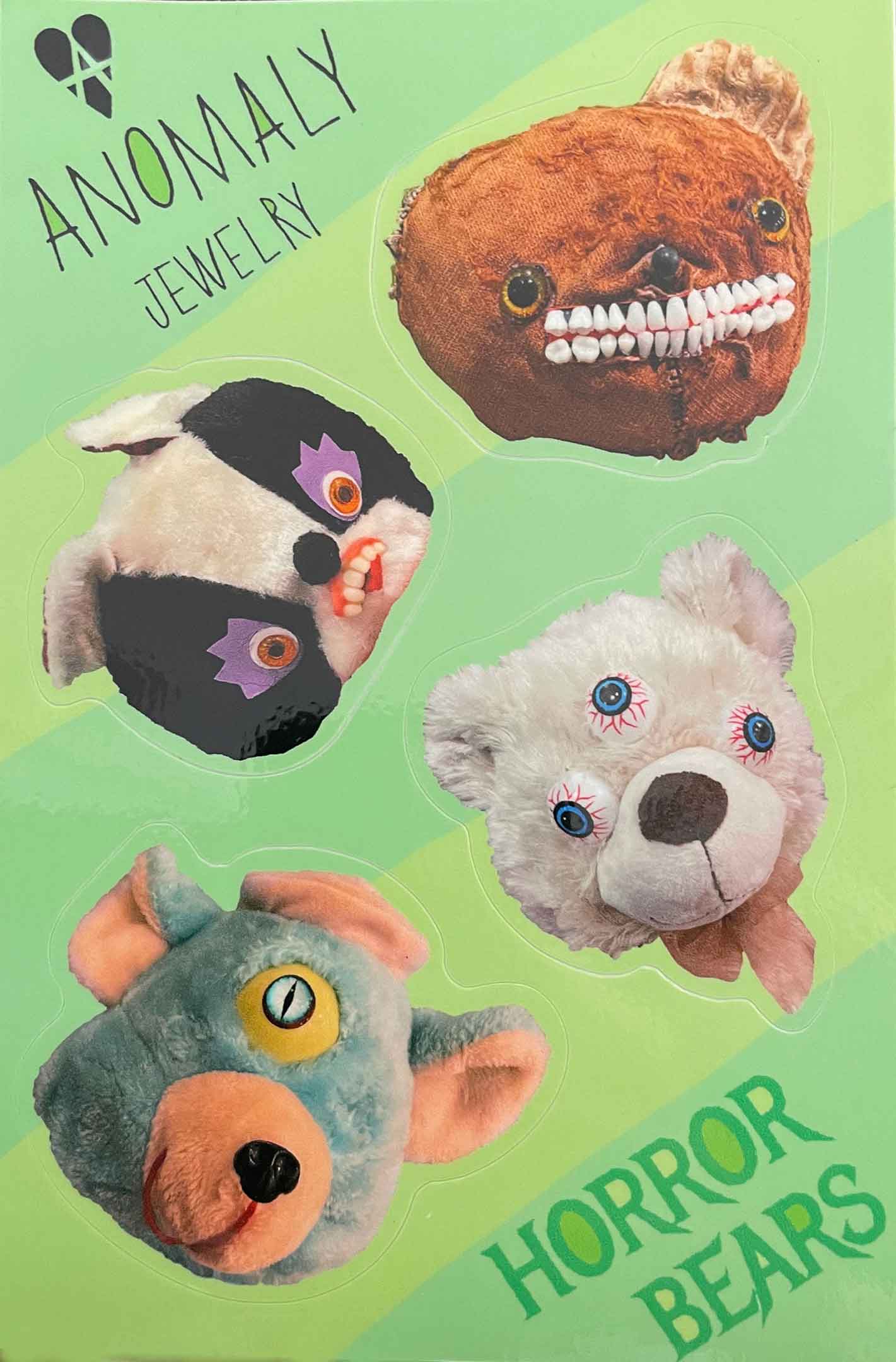 Horror Bear Stickers vinyl sheet – Anomaly